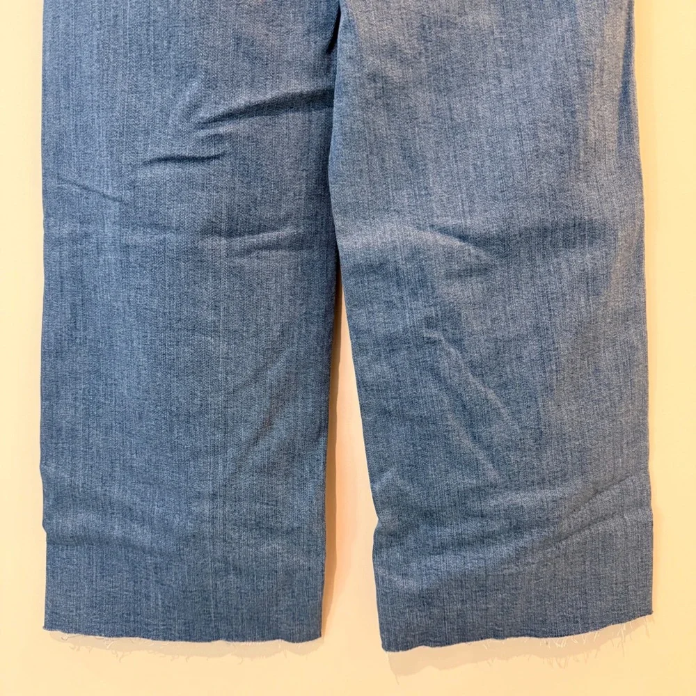 Quince | Jeans | Quince Bella Stretch Wide Leg Jeans Fray Denim Date ...